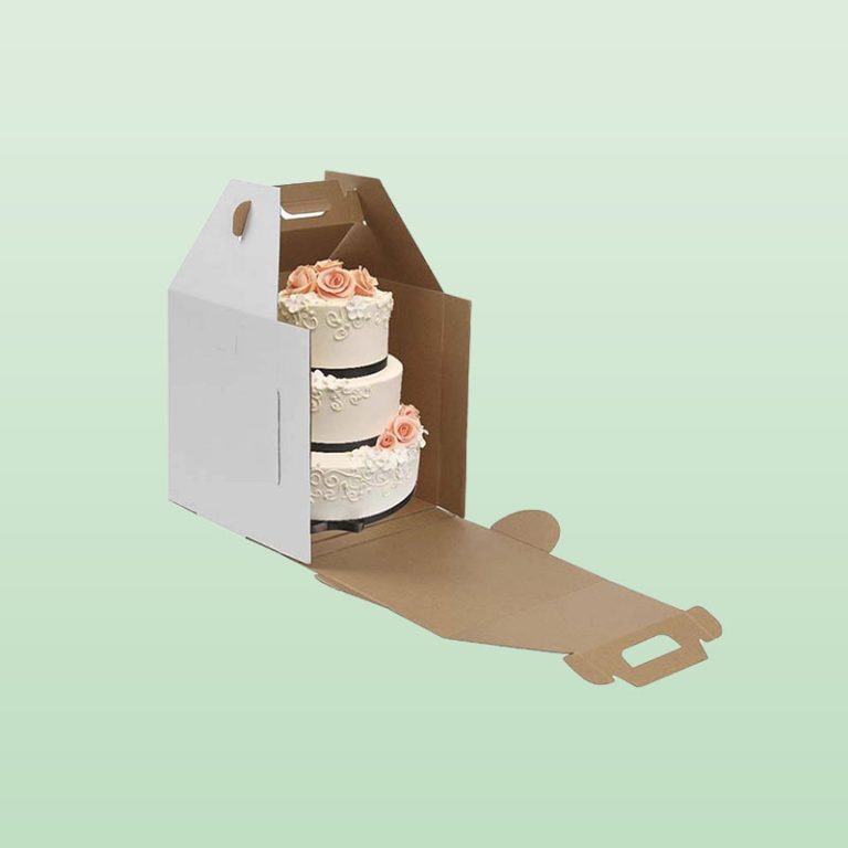 Custom cake boxes styled with customized features to raise customer’s ...